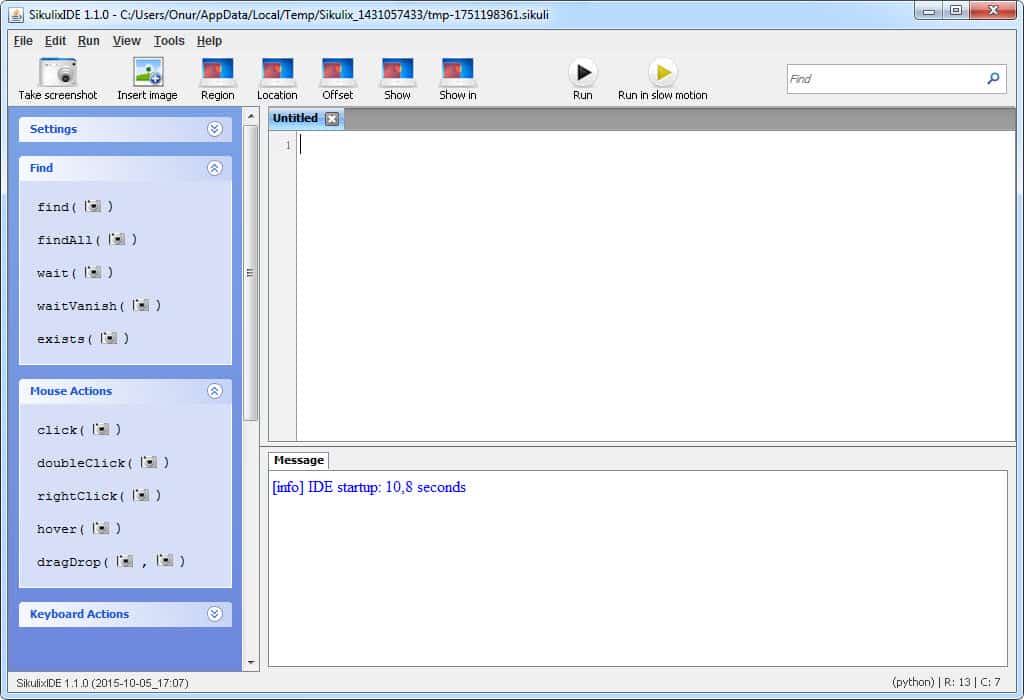 Quick Start To Sikulix Sikuli Script Software Test Academy