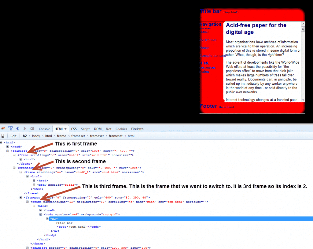 Selenium iFrame Handling - The Complete Guide