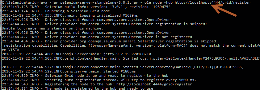 Selenium Grid on Windows