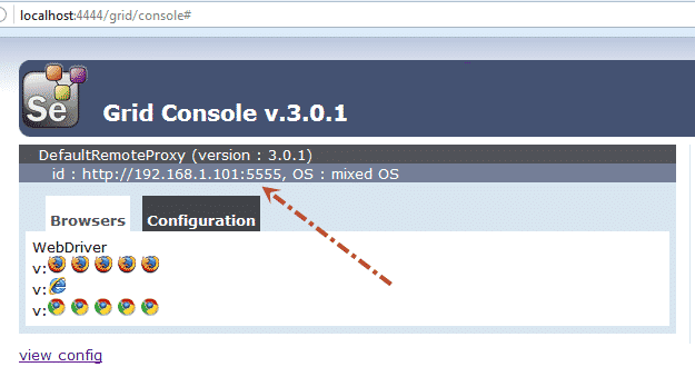 Selenium Grid on Windows