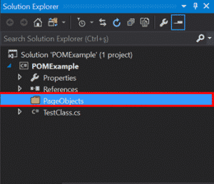 Page Object Model with C#