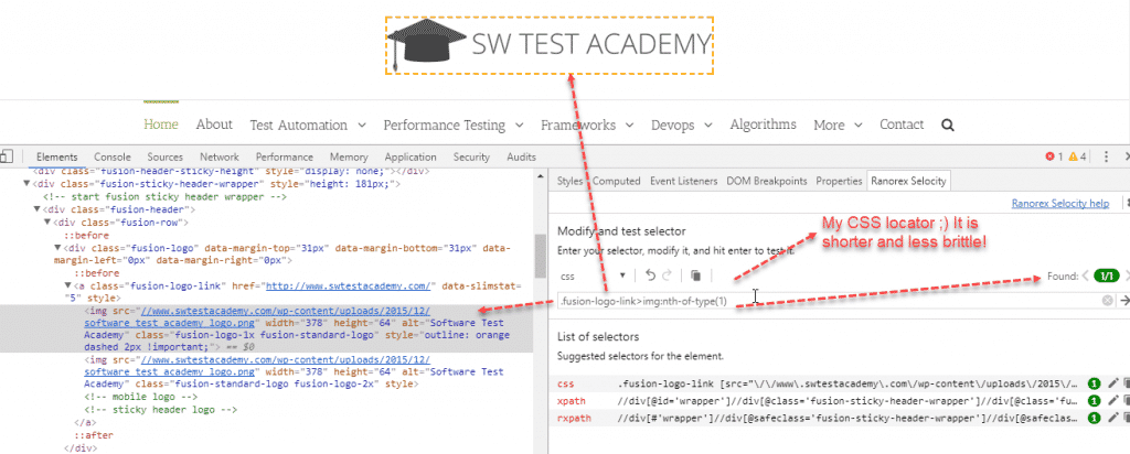 Selenium Find Element by Ranorex Selocity [2021 Update]